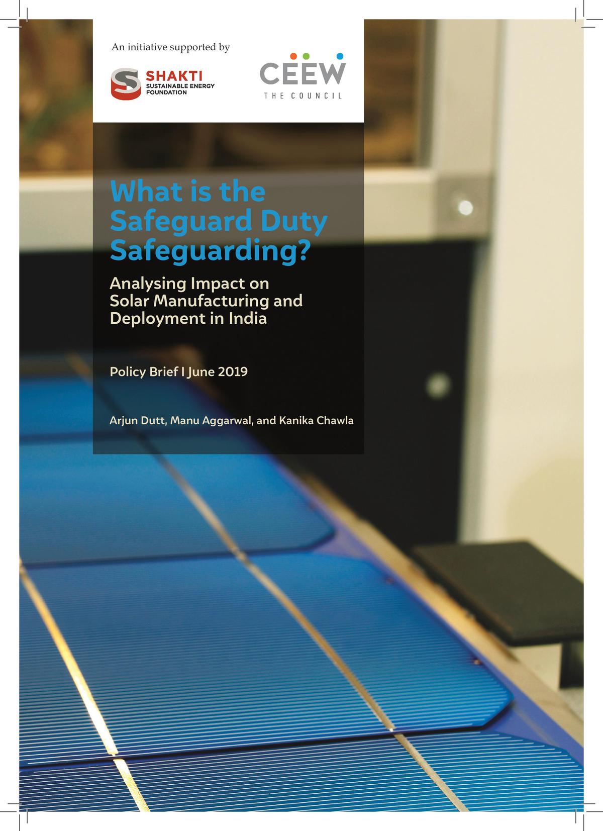 What is safeguard duty safeguarding? | CEF Publications