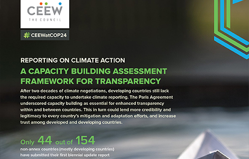A Capacity Building Assessment Framework For Transparency | CEEW