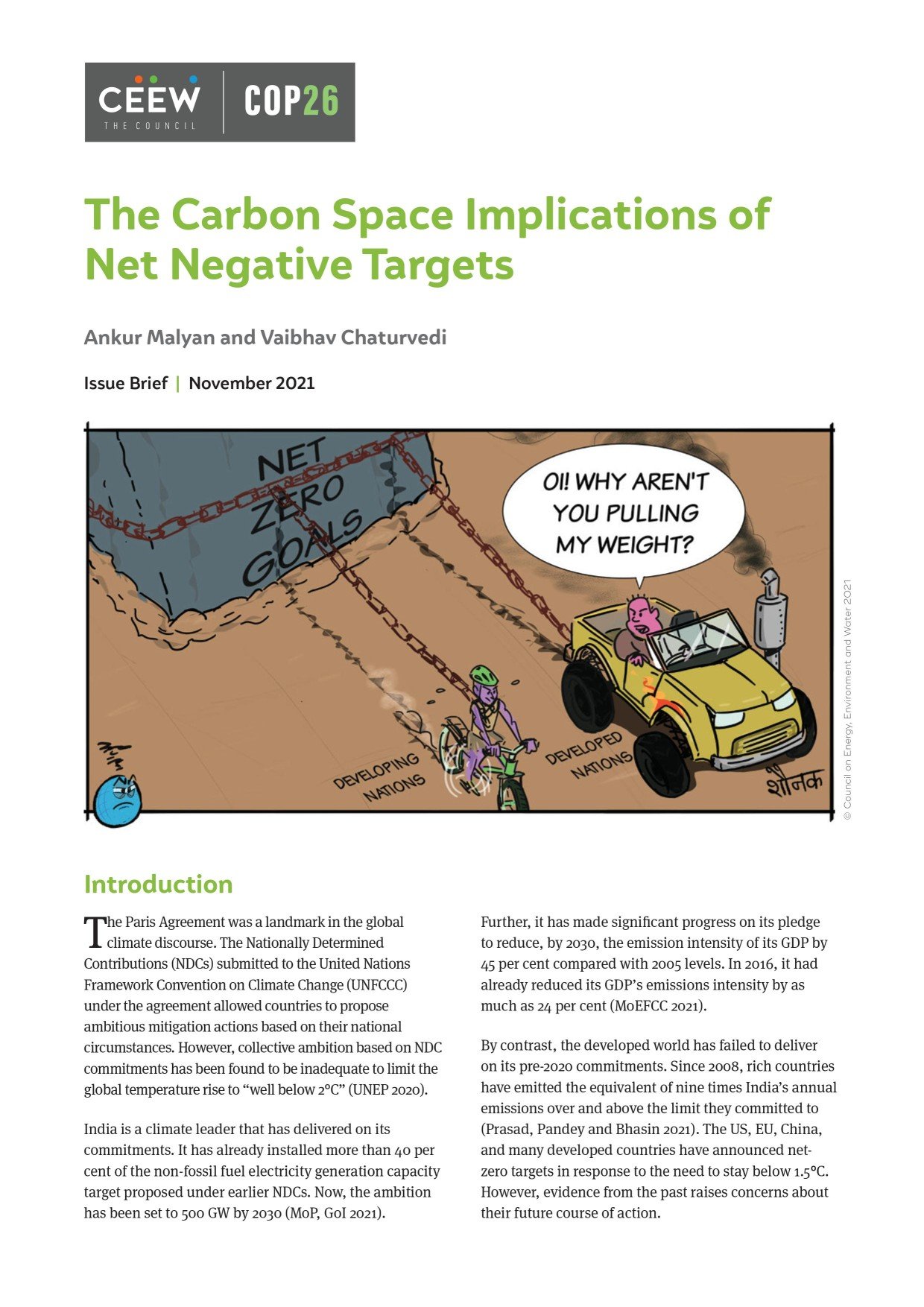Global Carbon Space: How Negative Emissions Targets Impact CO2 Budget?