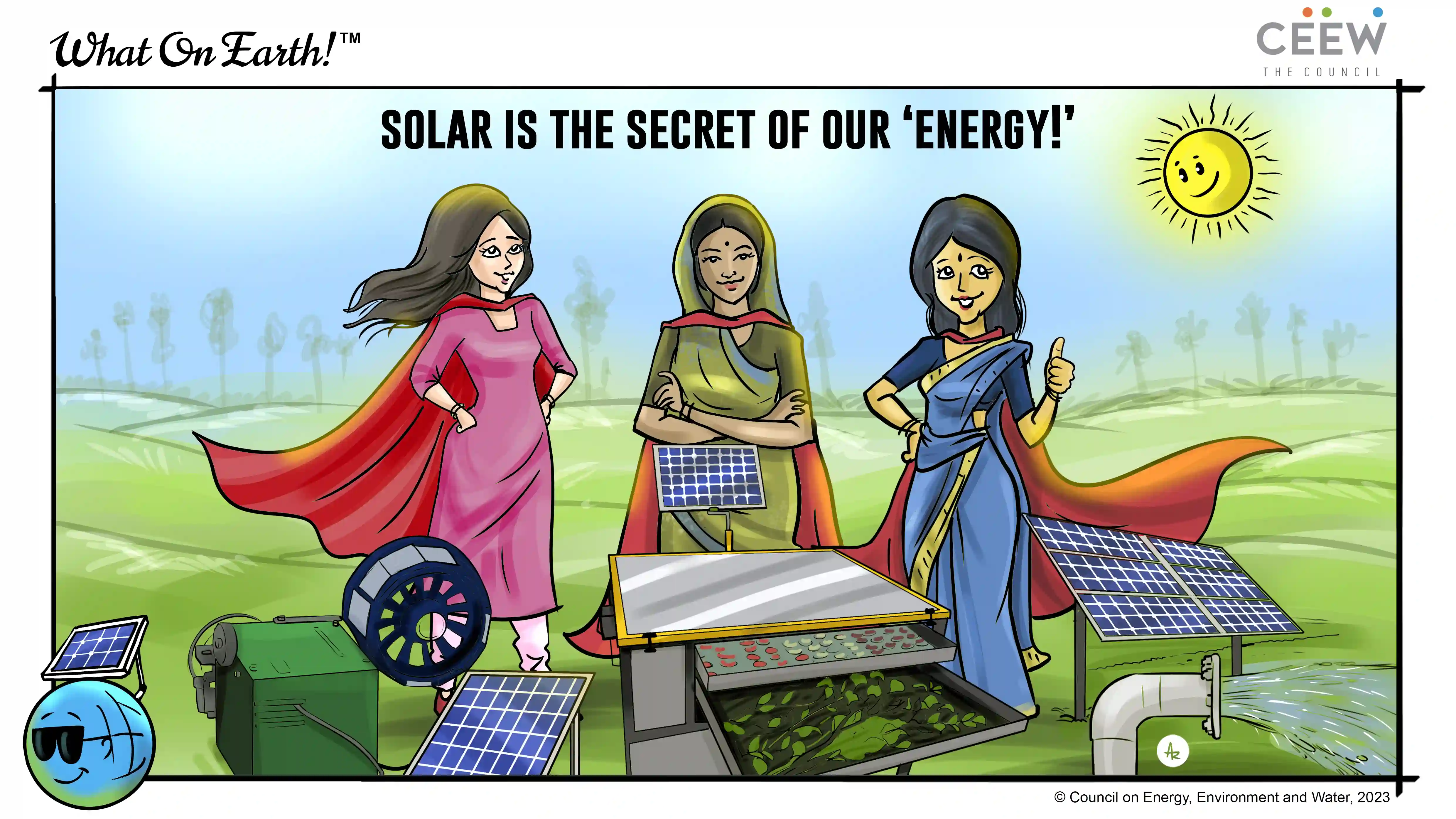 Renewable Energy Cartoons | Solar, Wind & Green Energy | CEEW