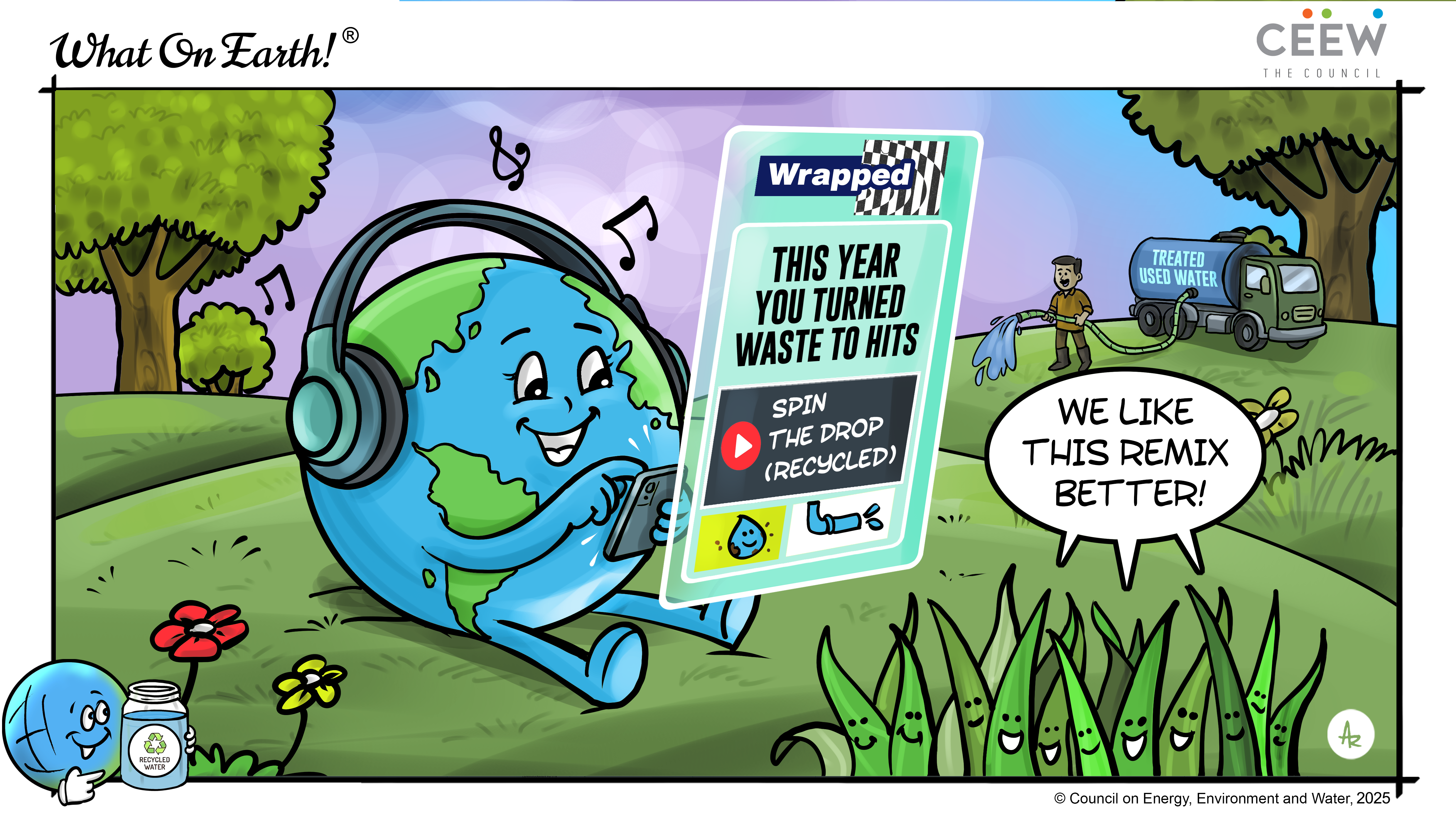 What On Earth!™ : A Cartoon Series on Sustainability & Climate