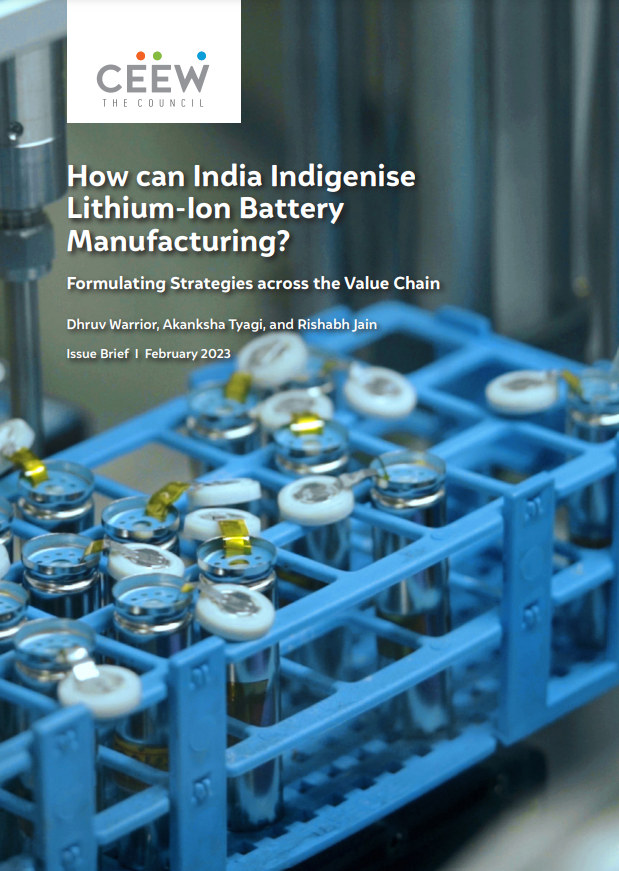 How can India Scale Lithium-Ion Battery Manufacturing Sector?