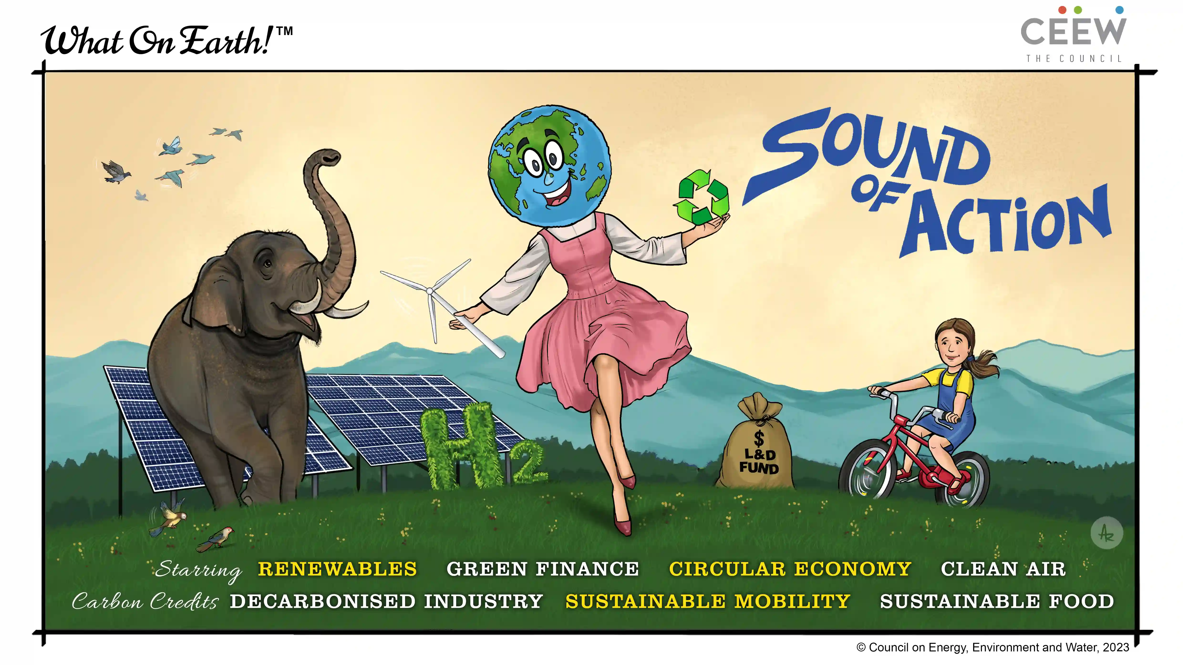 Renewable Energy Cartoons | Solar, Wind & Green Energy | CEEW