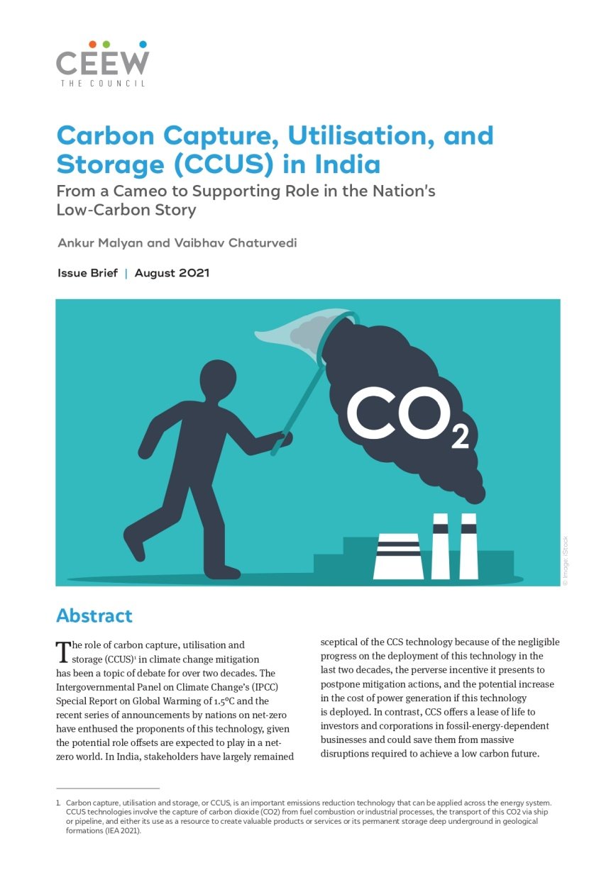 What is Carbon Capture, Utilisation & Storage (CCUS) Tech in India?
