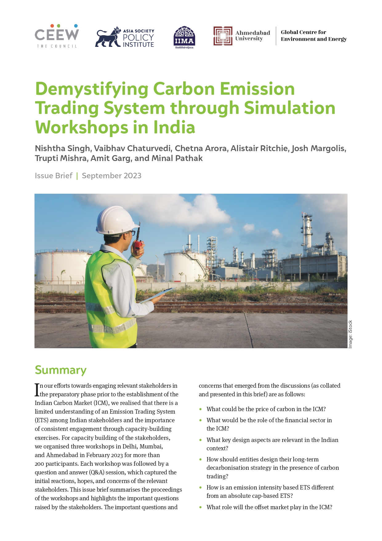 Demystifying Carbon Emission Trading System through Simulation Workshops in India | CEEW