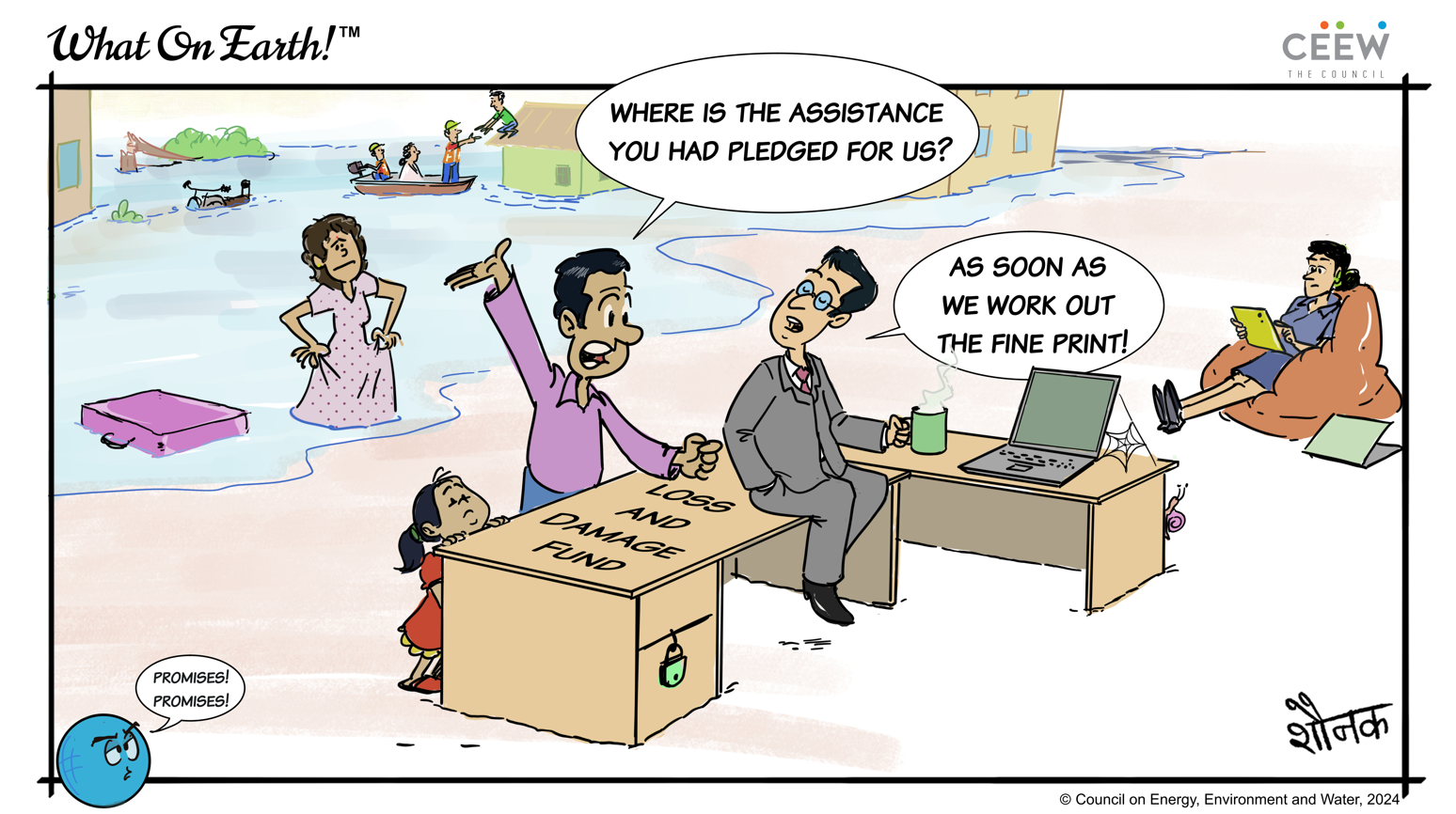 Climate Change Cartoons & Comics | Global Warming Effects | CEEW